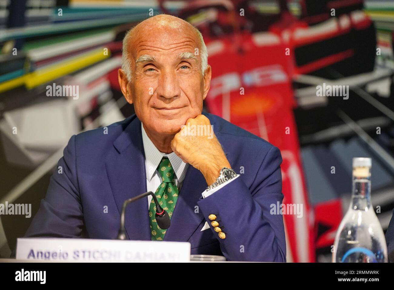 Monza, Italy. August 29th, 2023, Angelo Sticchi Damiani, president of ...