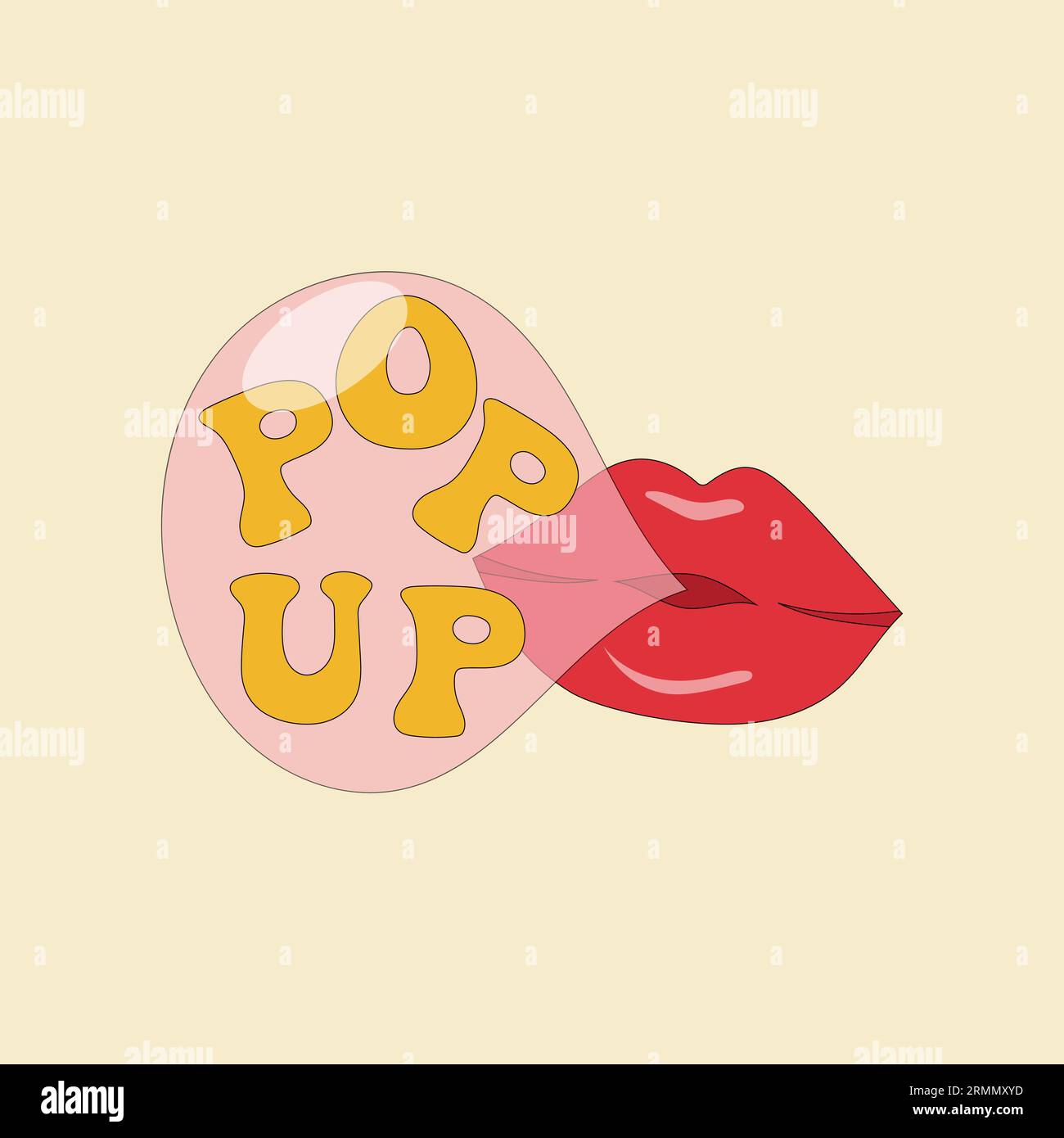 Bubblegum Pop Stock Vector Images Alamy