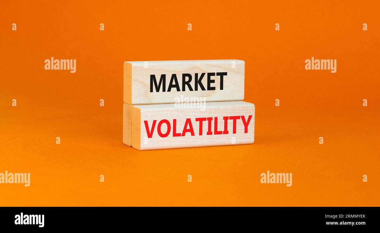 Market volatility symbol. Concept words Market volatility on beautiful ...