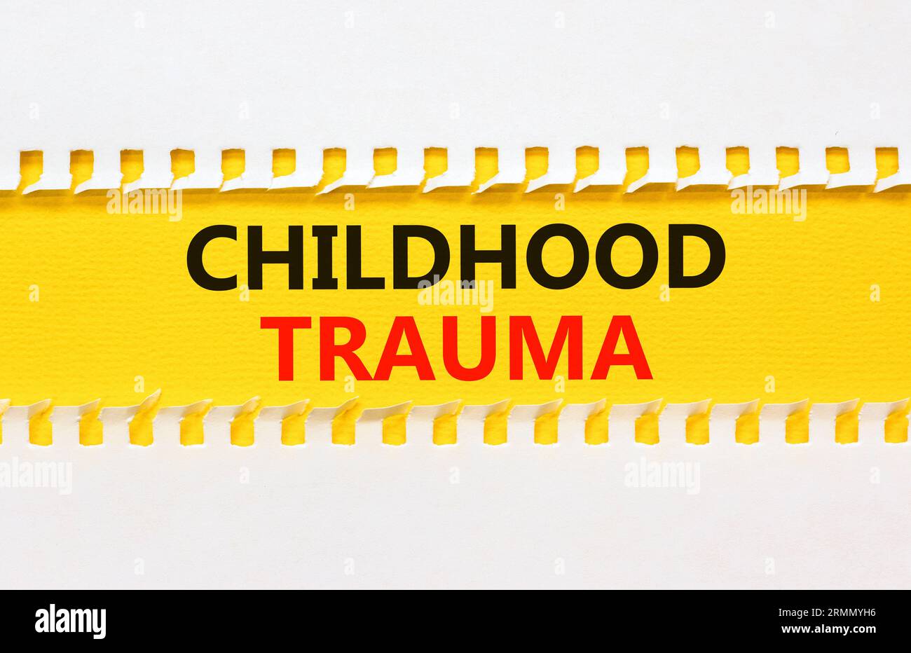 Childhood trauma symbol. Concept words Childhood trauma on beautiful ...