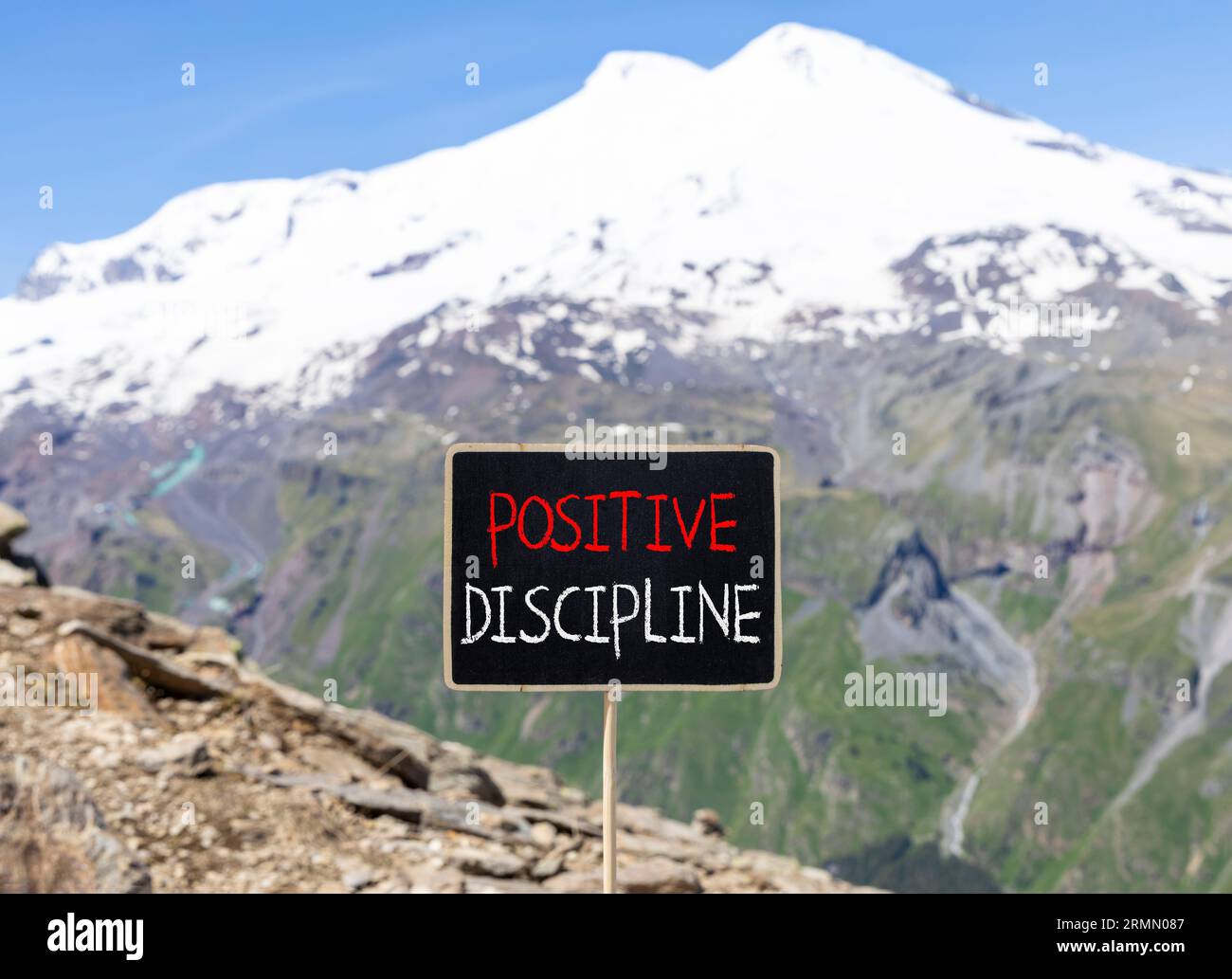 Positive discipline symbol. Concept words Positive discipline on ...