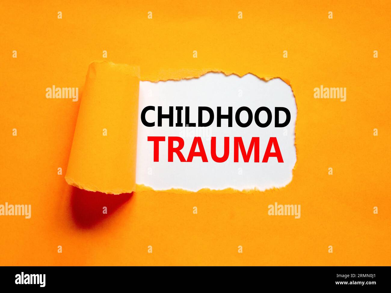 Childhood trauma symbol. Concept words Childhood trauma on beautiful ...