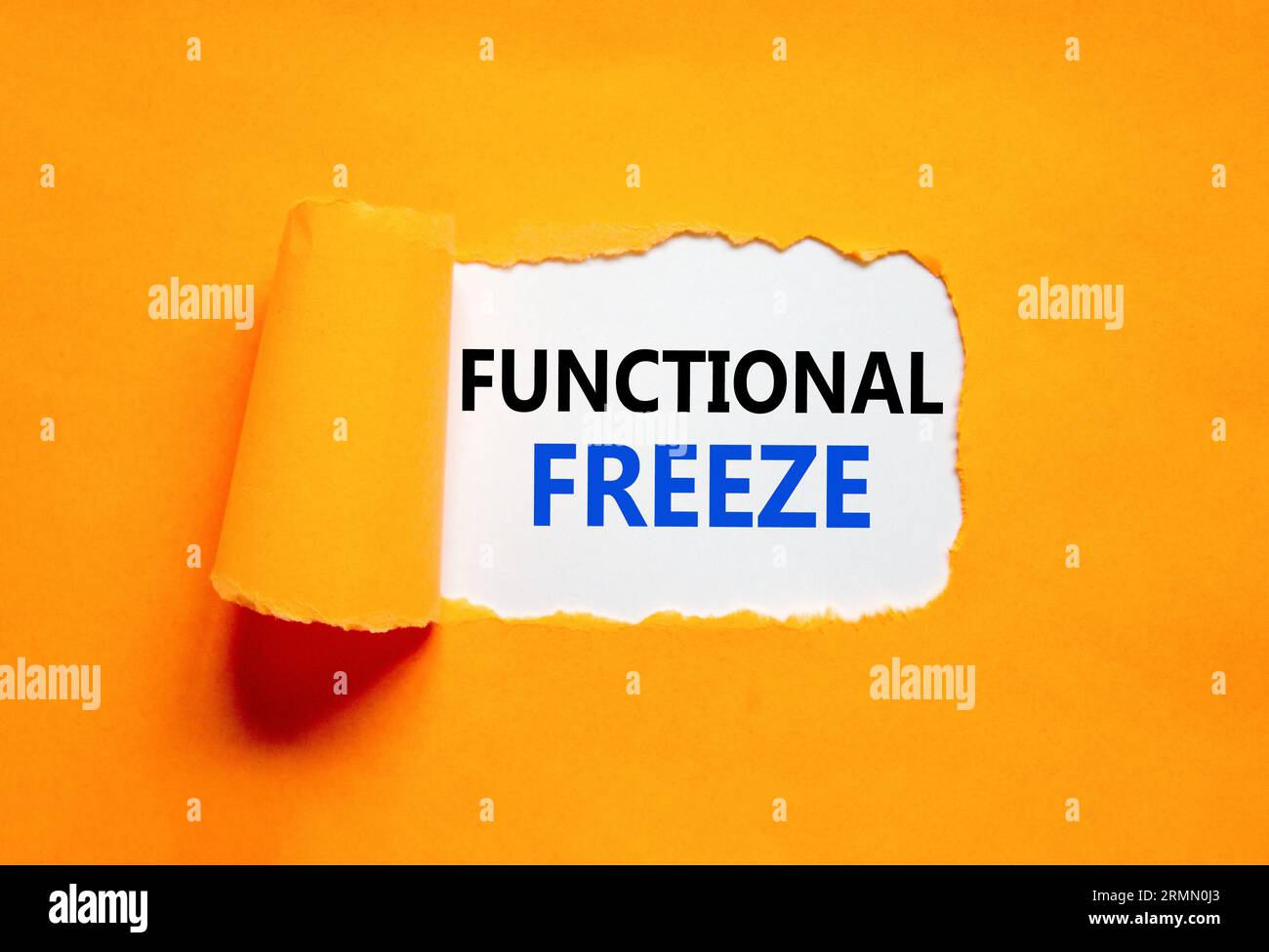 Functional freeze symbol. Concept words Functional freeze on beautiful ...