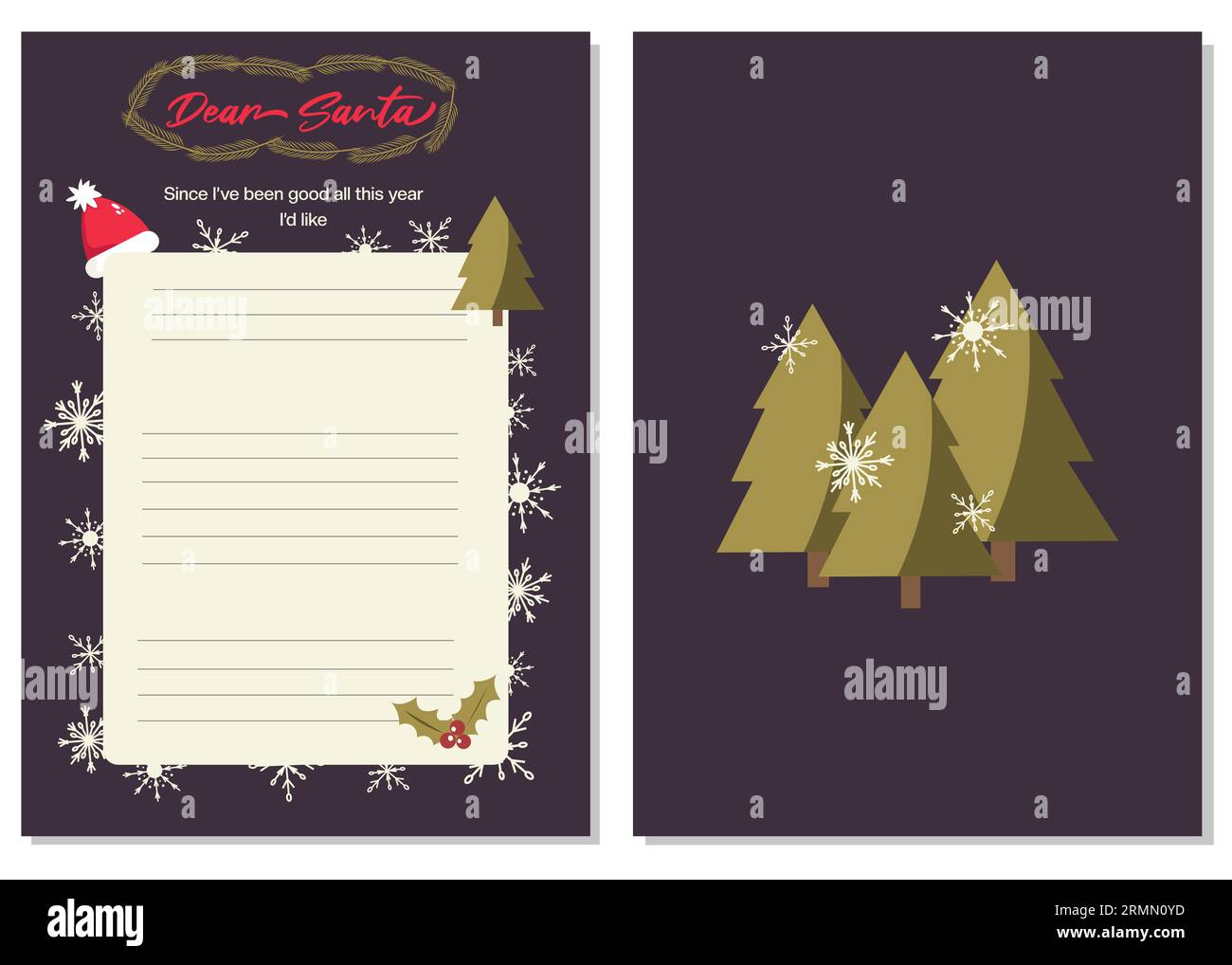 Template wish list on Cut Out Stock Images & Pictures - Alamy