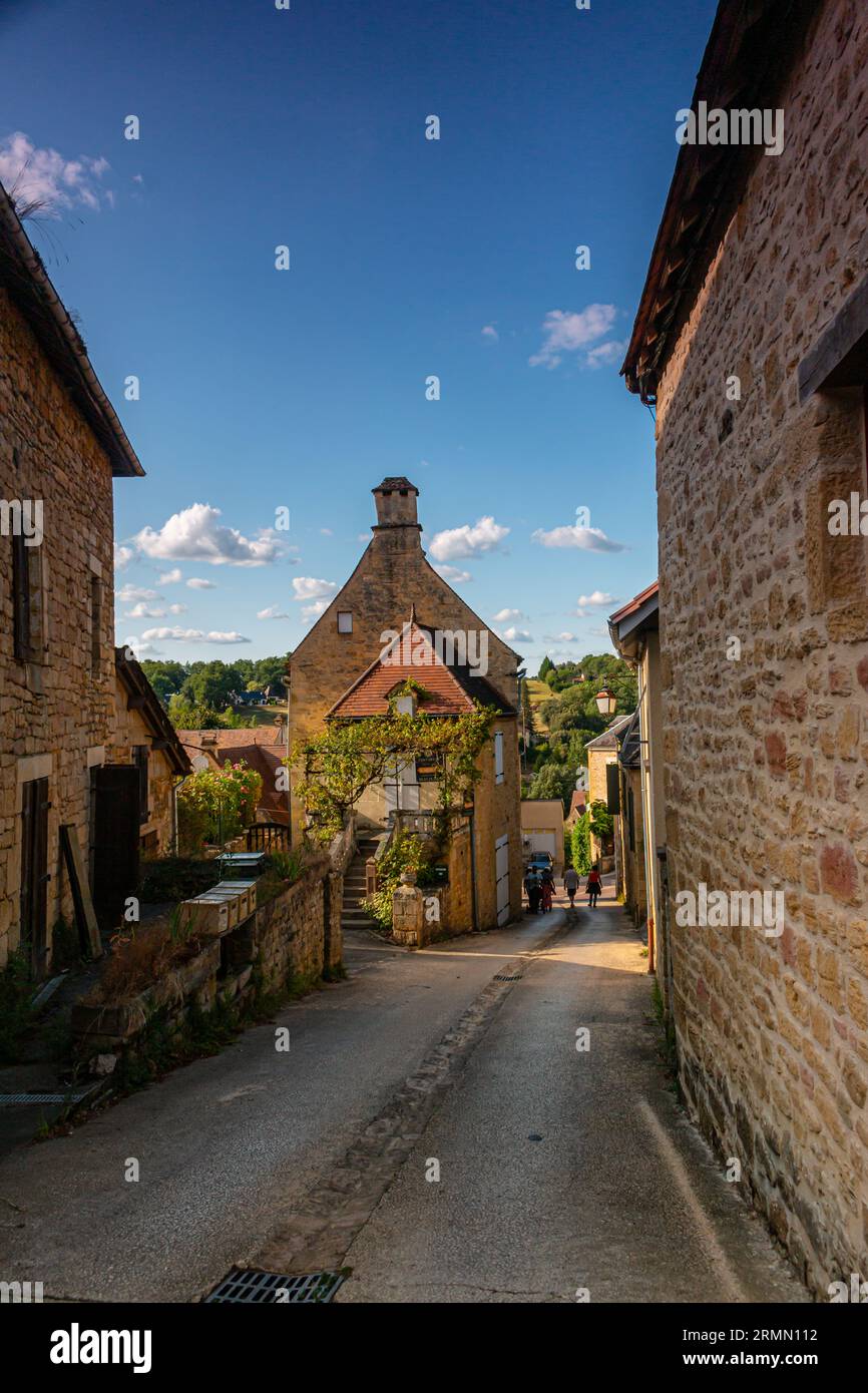 Views around Carlux, carsac, chateau de carlux in the dordogne Stock ...