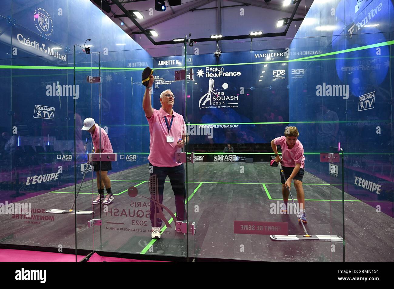 Paris, France. 29th Aug, 2023. Illustration of the Paris Squash Alpine ...