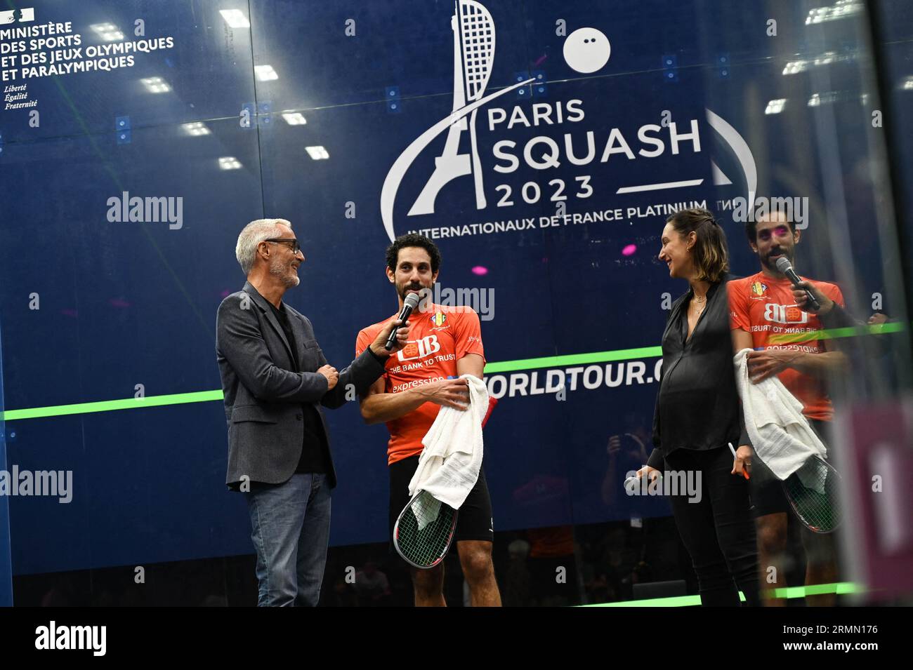 Paris, France. 29th Aug, 2023. Tarek Momen from Egypt at the Paris ...