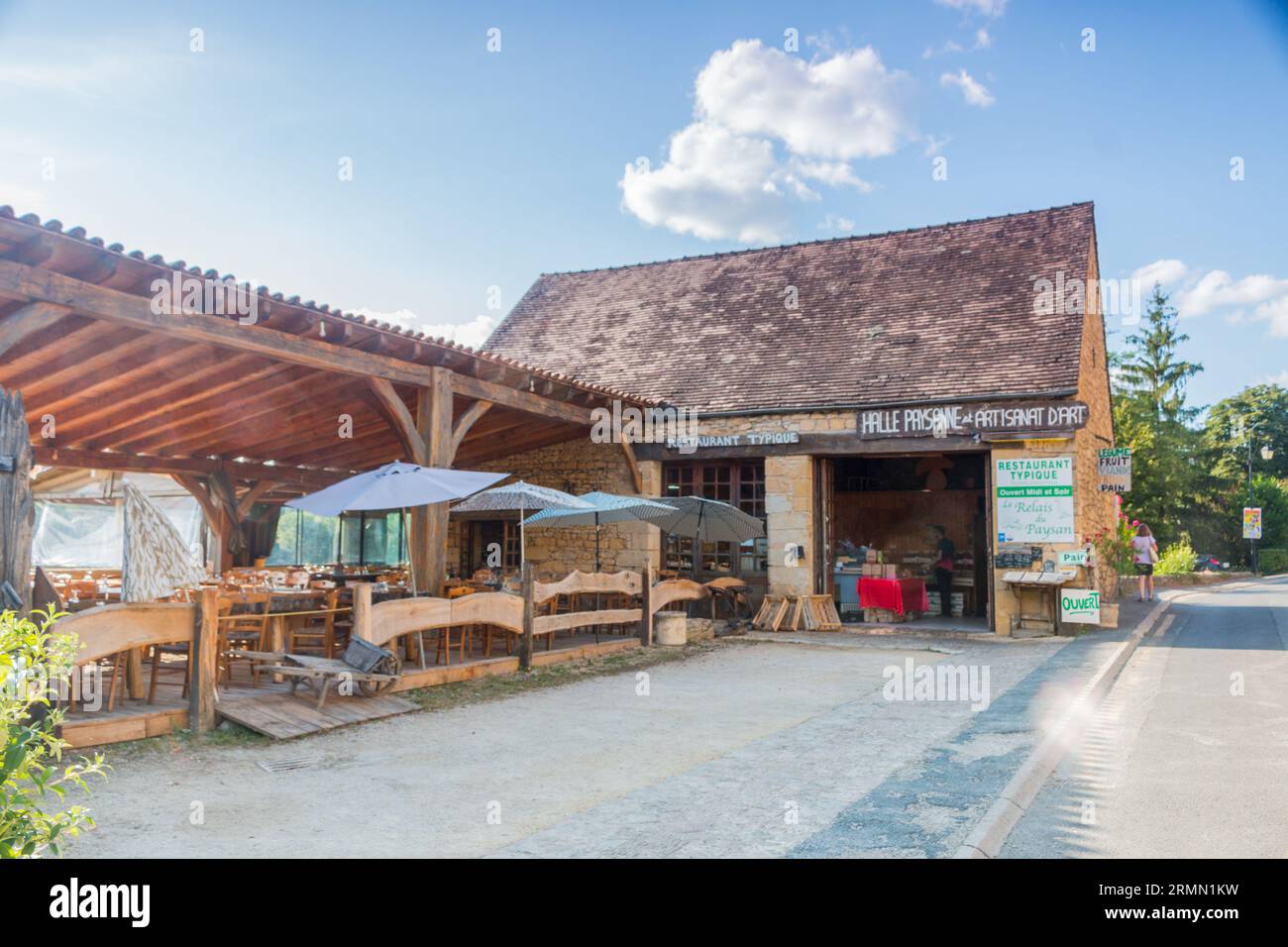 Views around Carlux, carsac, chateau de carlux in the dordogne Stock ...