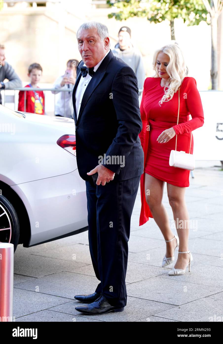 Peter Shilton arrives for the 2023 PFA Awards at The Lowry, Manchester ...