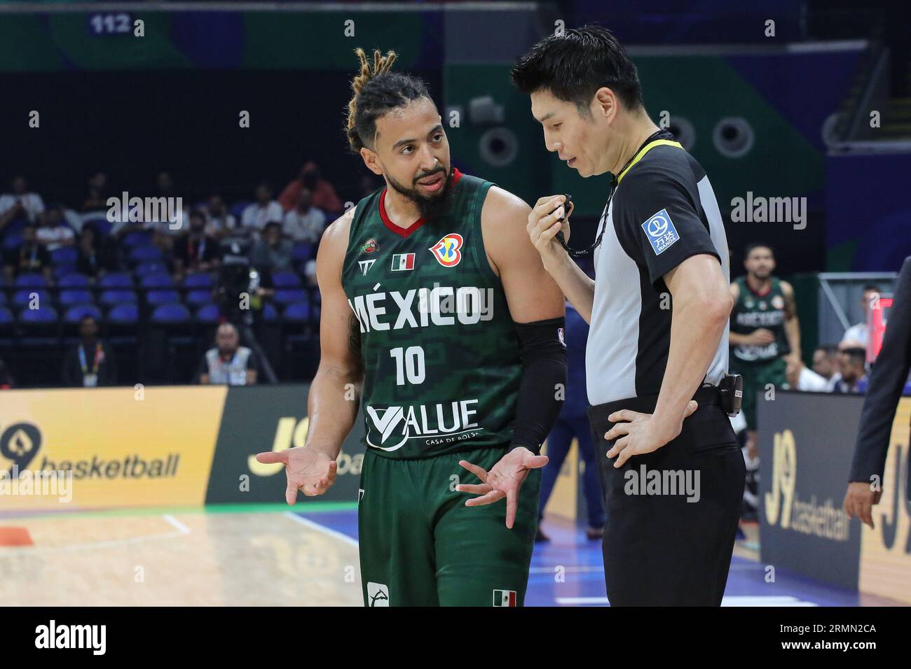 Pasay City, Philippines. 29th Aug, 2023. Gabriel Giron (L) of Mexico ...