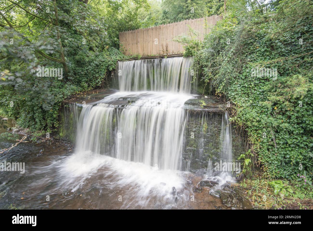 Skipton castle woods waterfall hi-res stock photography and images - Alamy