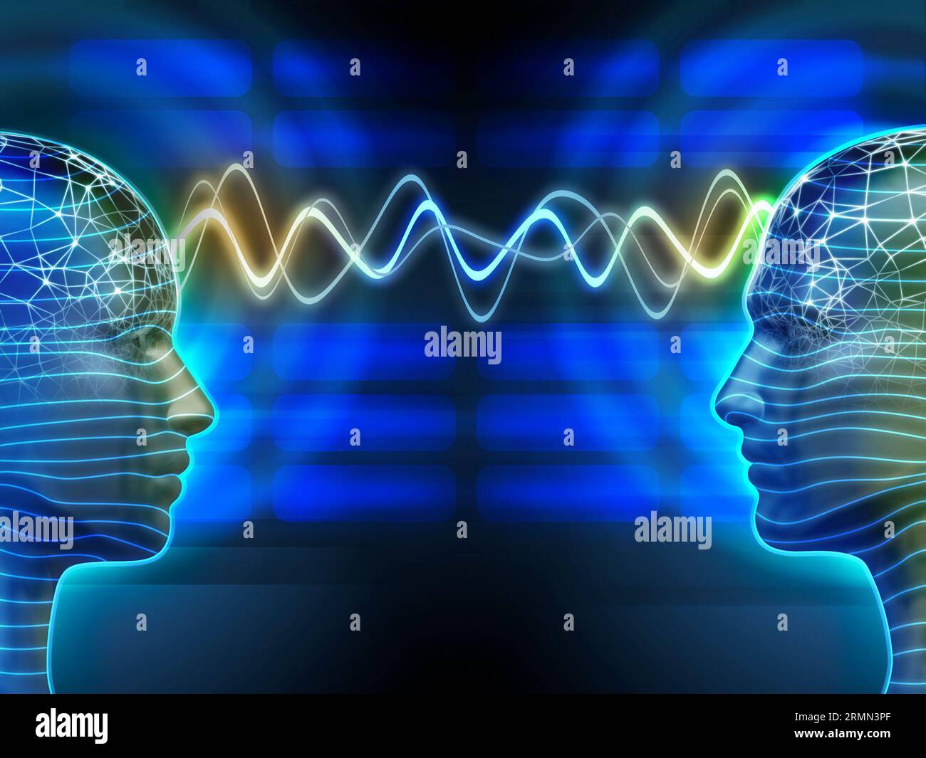 Human head and wire frame hi-res stock photography and images - Alamy