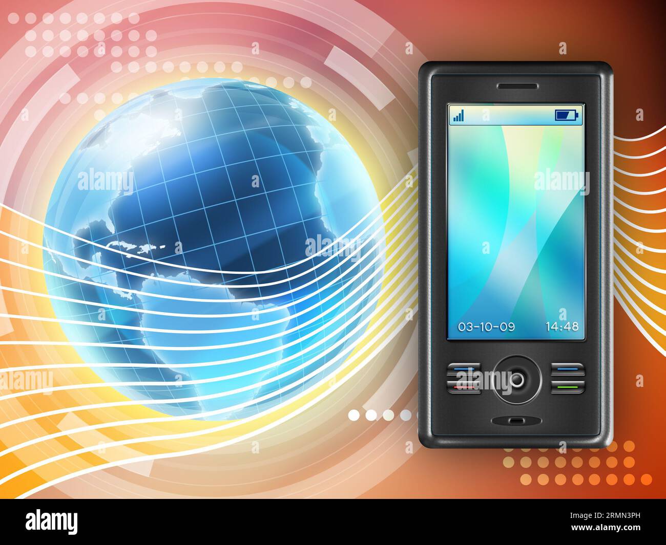 Global digital illustration hi-res stock photography and images - Alamy