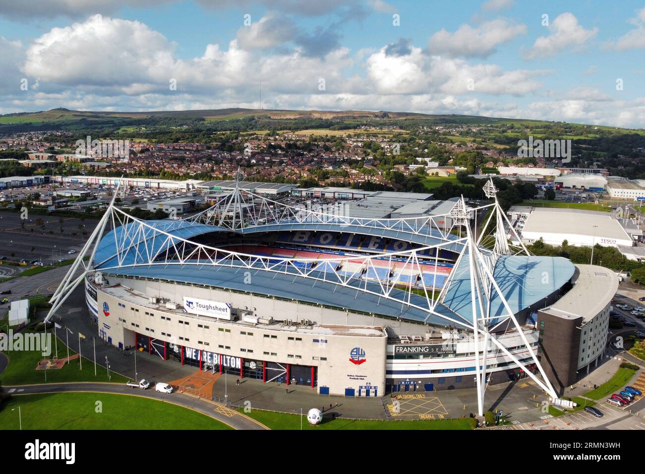 Bolton stadium view hi-res stock photography and images - Alamy