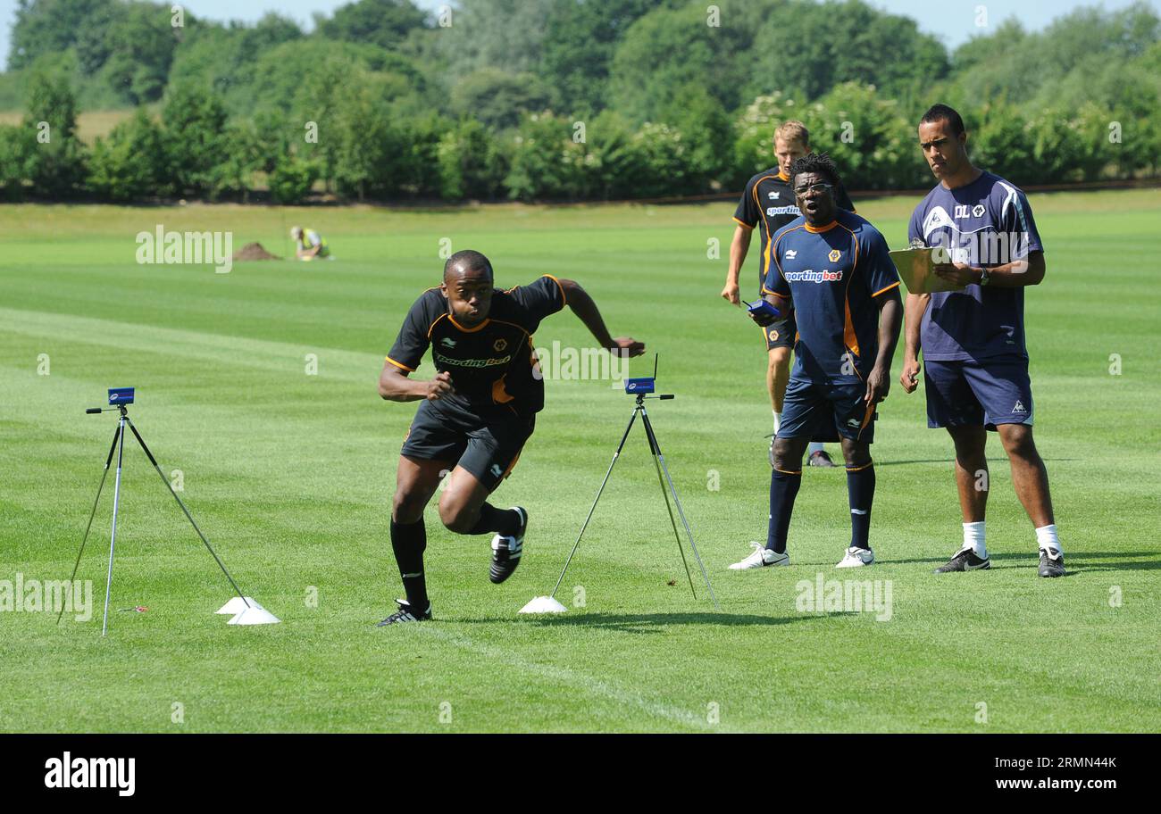 Wolverhampton Wanderers first day of pre season training new signing ...