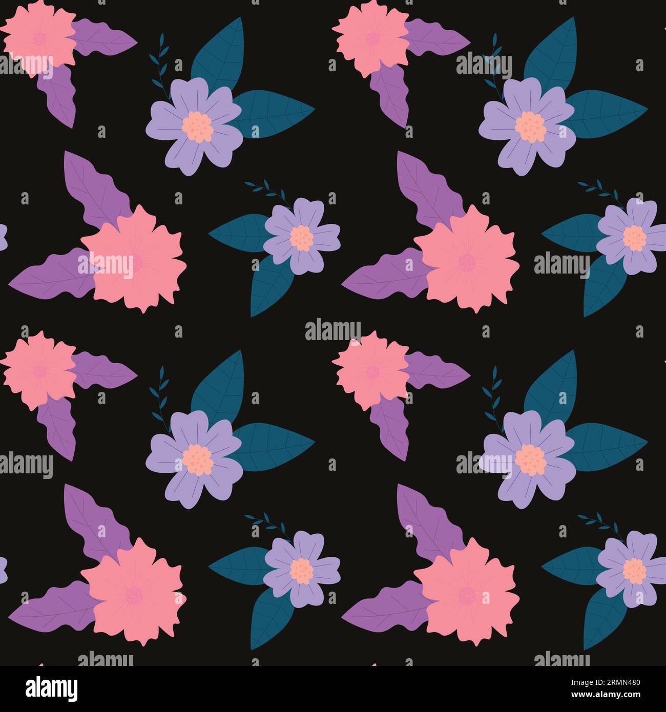 Abstract flower pattern background. Vector illustration Stock Vector ...