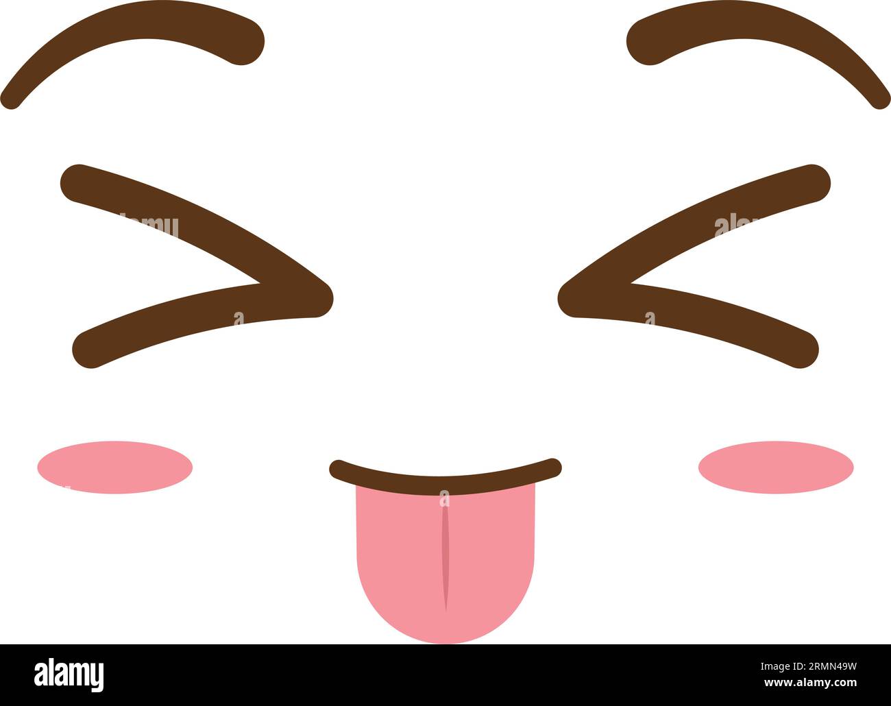Isolated cute happy facial expression Vector Stock Vector Image & Art ...