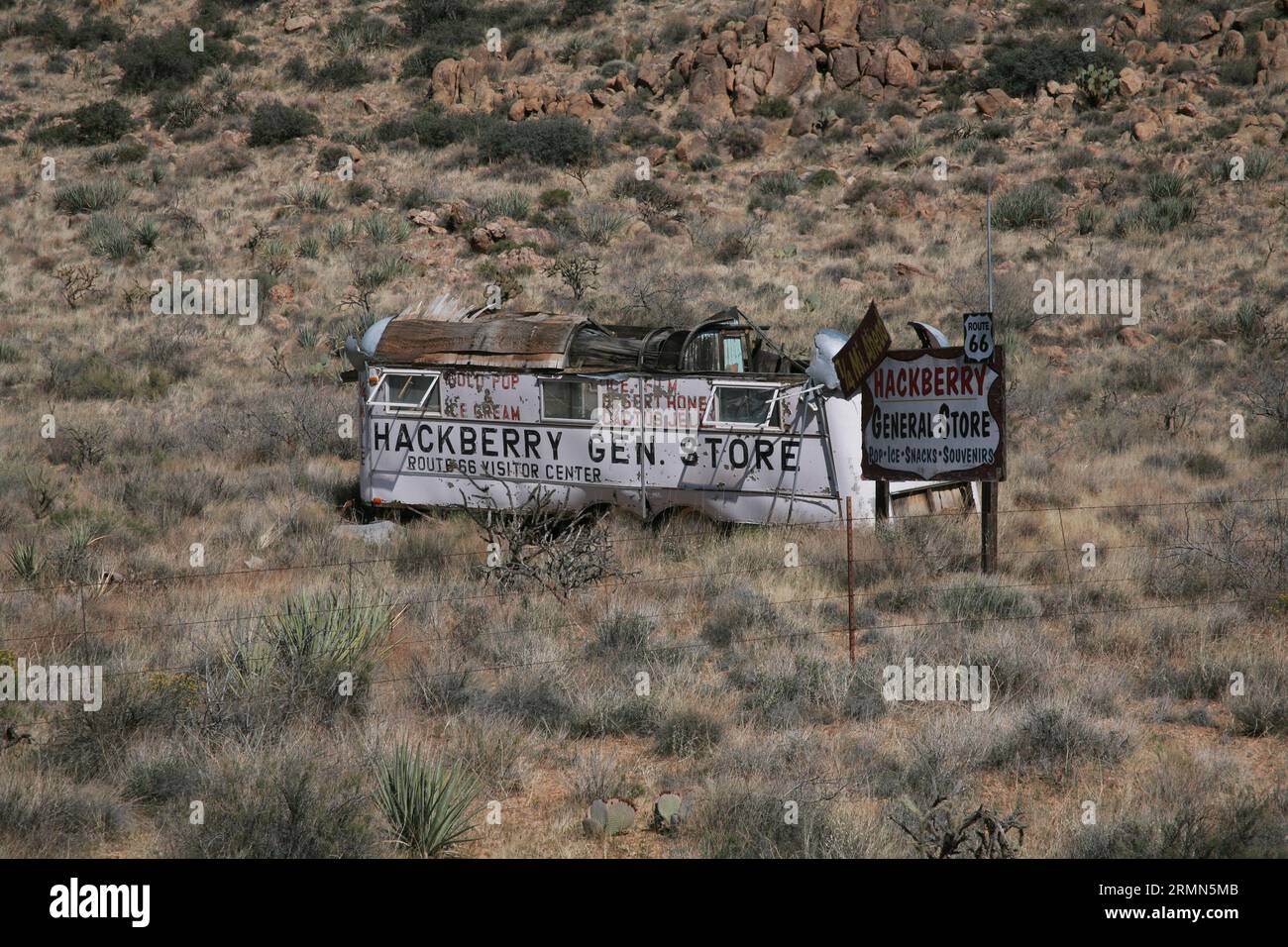 Hackberry General Store Sign Stock Photo - Alamy