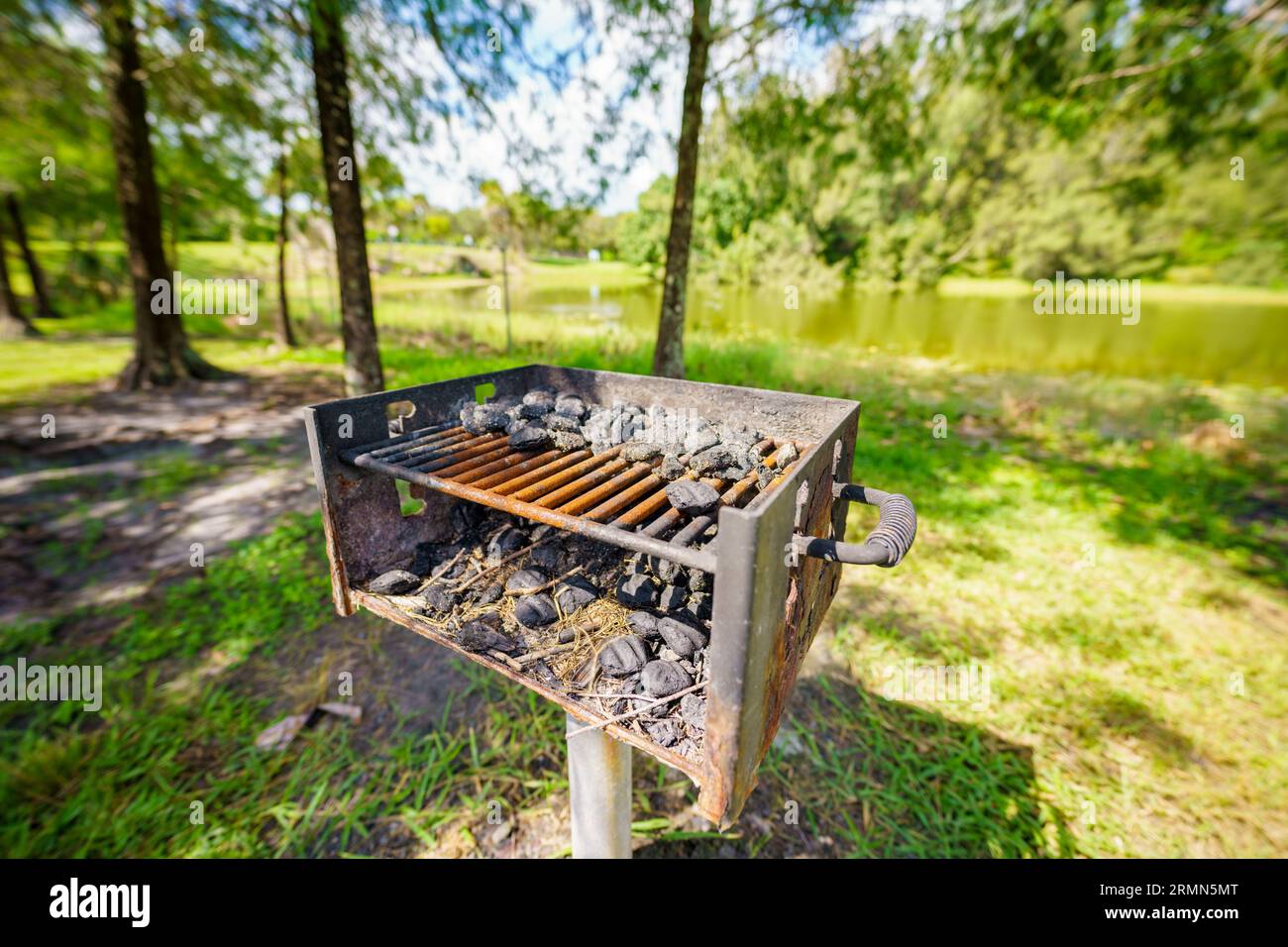 Barbeque in park hi-res stock photography and images - Alamy