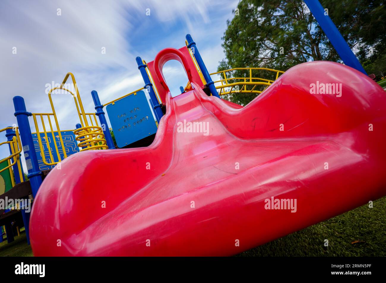 A park slide hi-res stock photography and images - Alamy