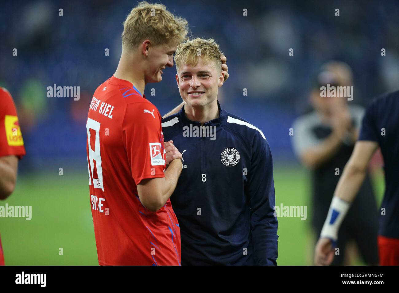 Gelsenkirchen, Deutschland. 25th Aug, 2023. firo : 08/25/2023, football ...