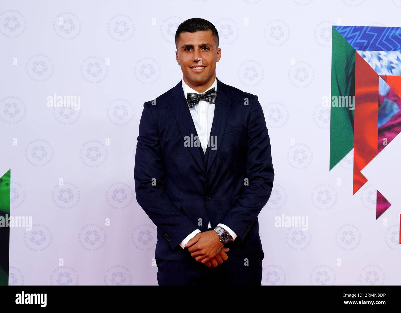 Rodri arrives for the 2023 PFA Awards at The Lowry, Manchester. Picture ...