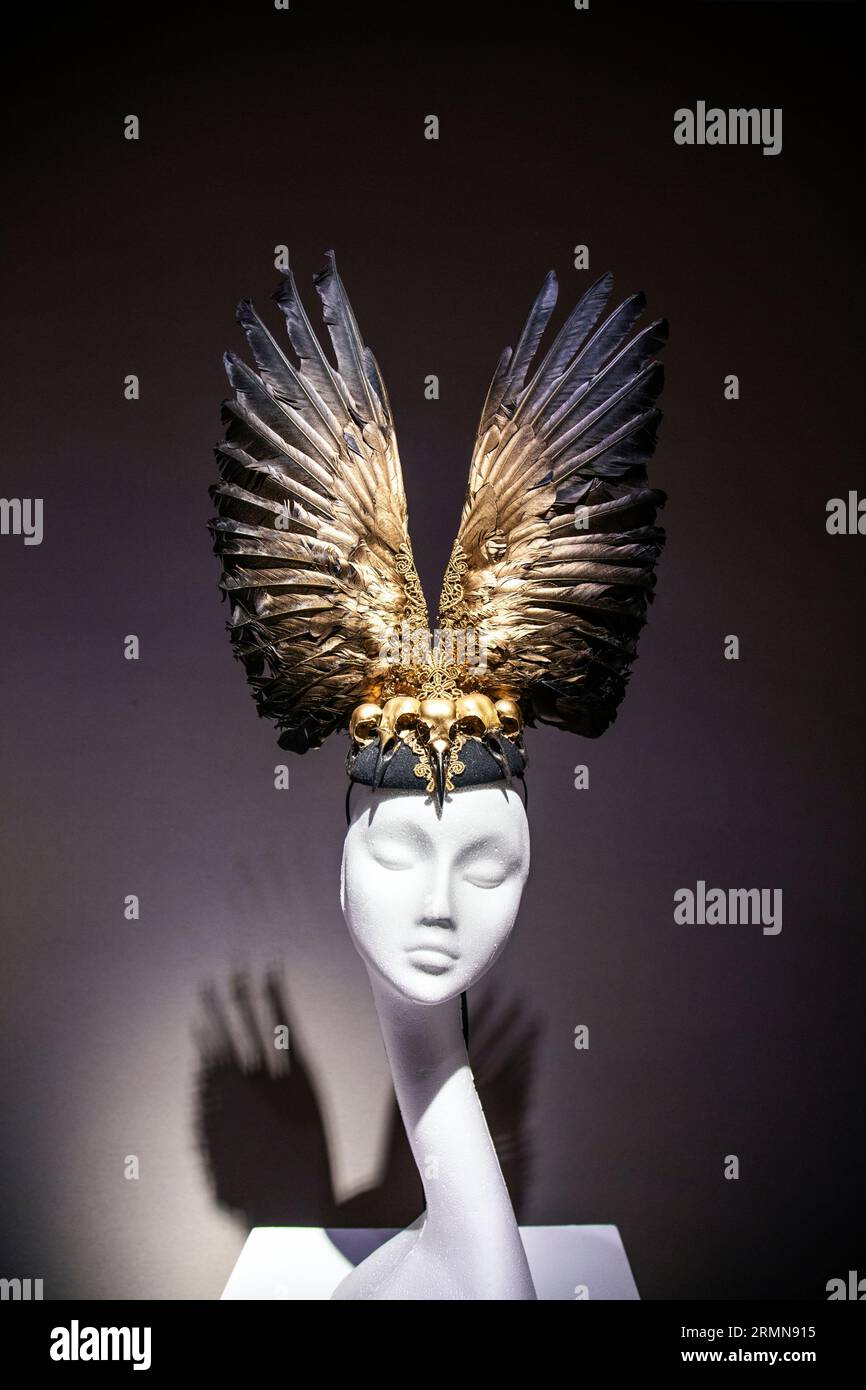 Raven Queen Feather Headdress designed by Yuan Li London, Christie's ...