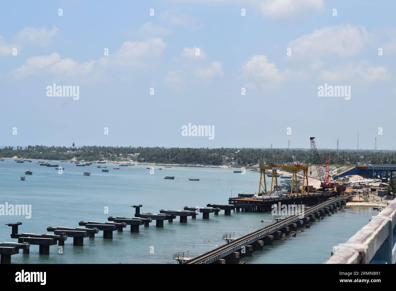 Pamban bridges hi-res stock photography and images - Alamy