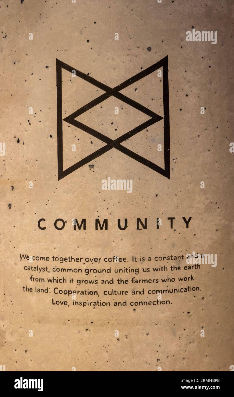 Starbucks reserve roastery cafe in Chelsea Manhattan NYC Stock Photo ...