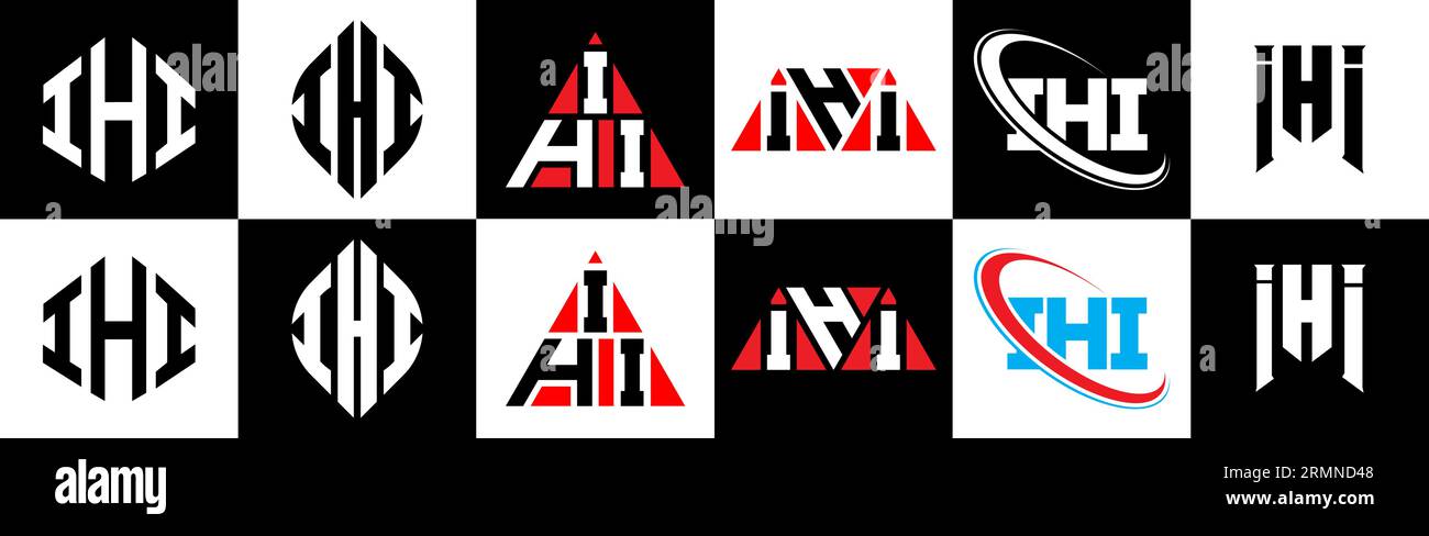 Ihi minimalist logo hi-res stock photography and images - Alamy