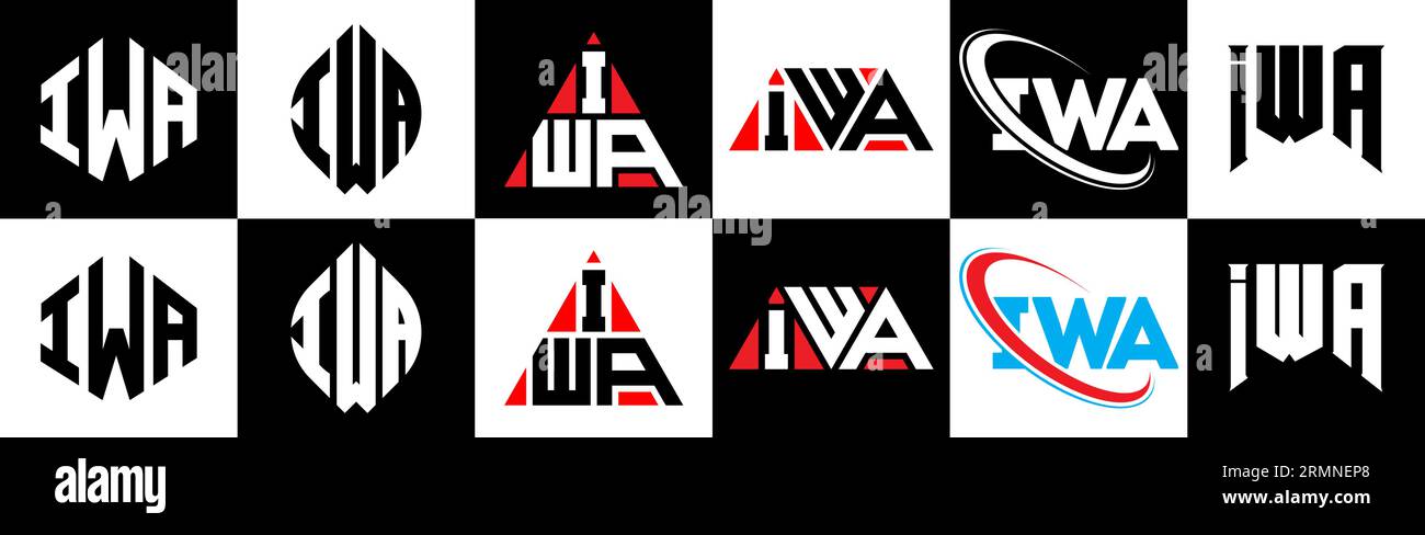 Iwa circle logo hi-res stock photography and images - Alamy