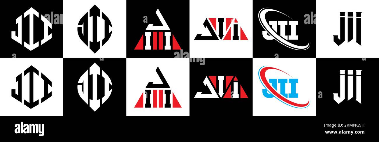 Jii logo design hi-res stock photography and images - Alamy