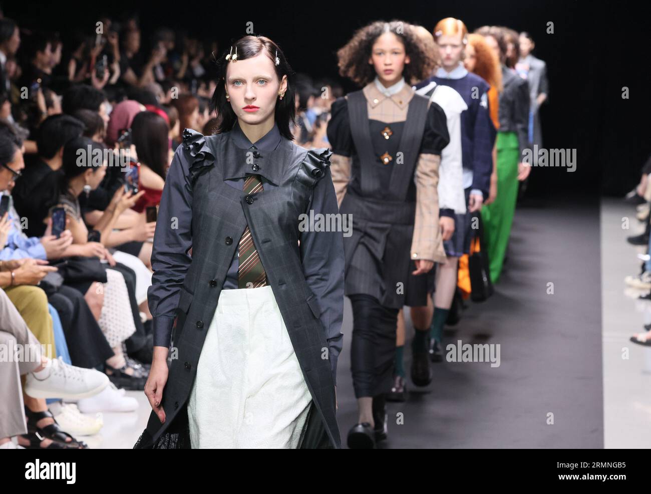 Tokyo, Japan. 29th Aug, 2023. Models display creations of Quenn & Jack ...