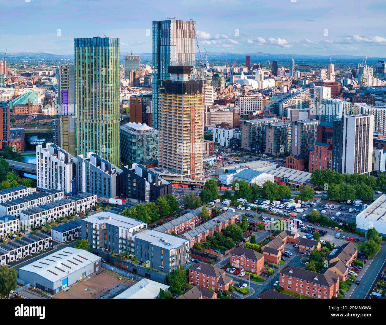An aerial view of the trafford centre hi-res stock photography and ...