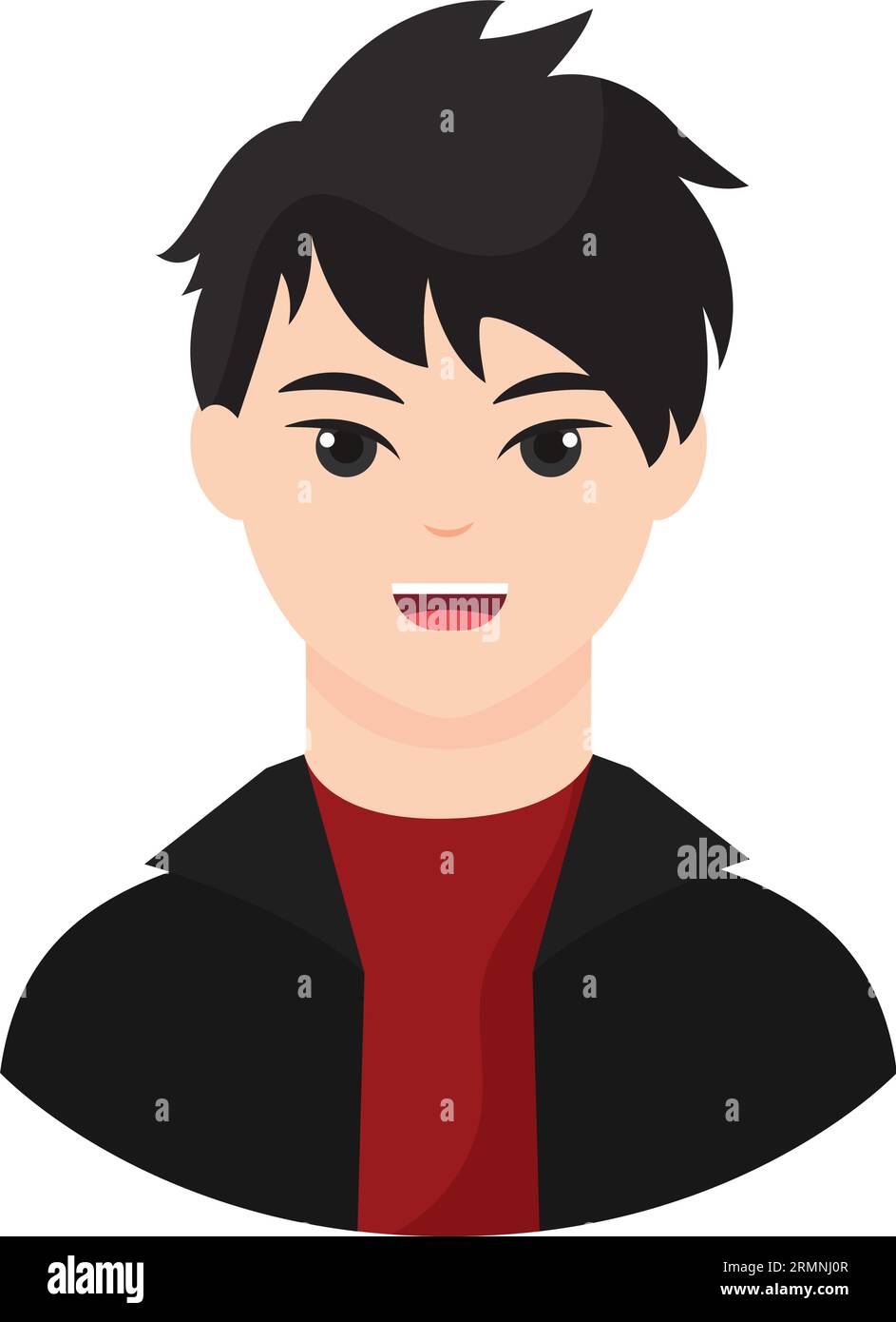 Isolated colored cute man character avatar Vector Stock Vector Image ...