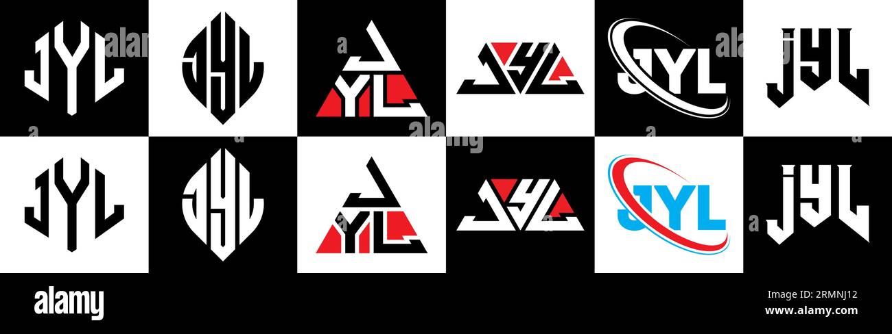 Jyl logo design hi-res stock photography and images - Alamy