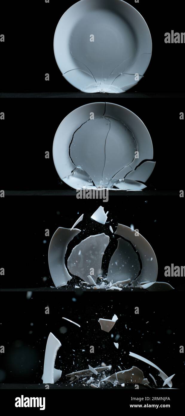 Exploding plate hi-res stock photography and images - Alamy