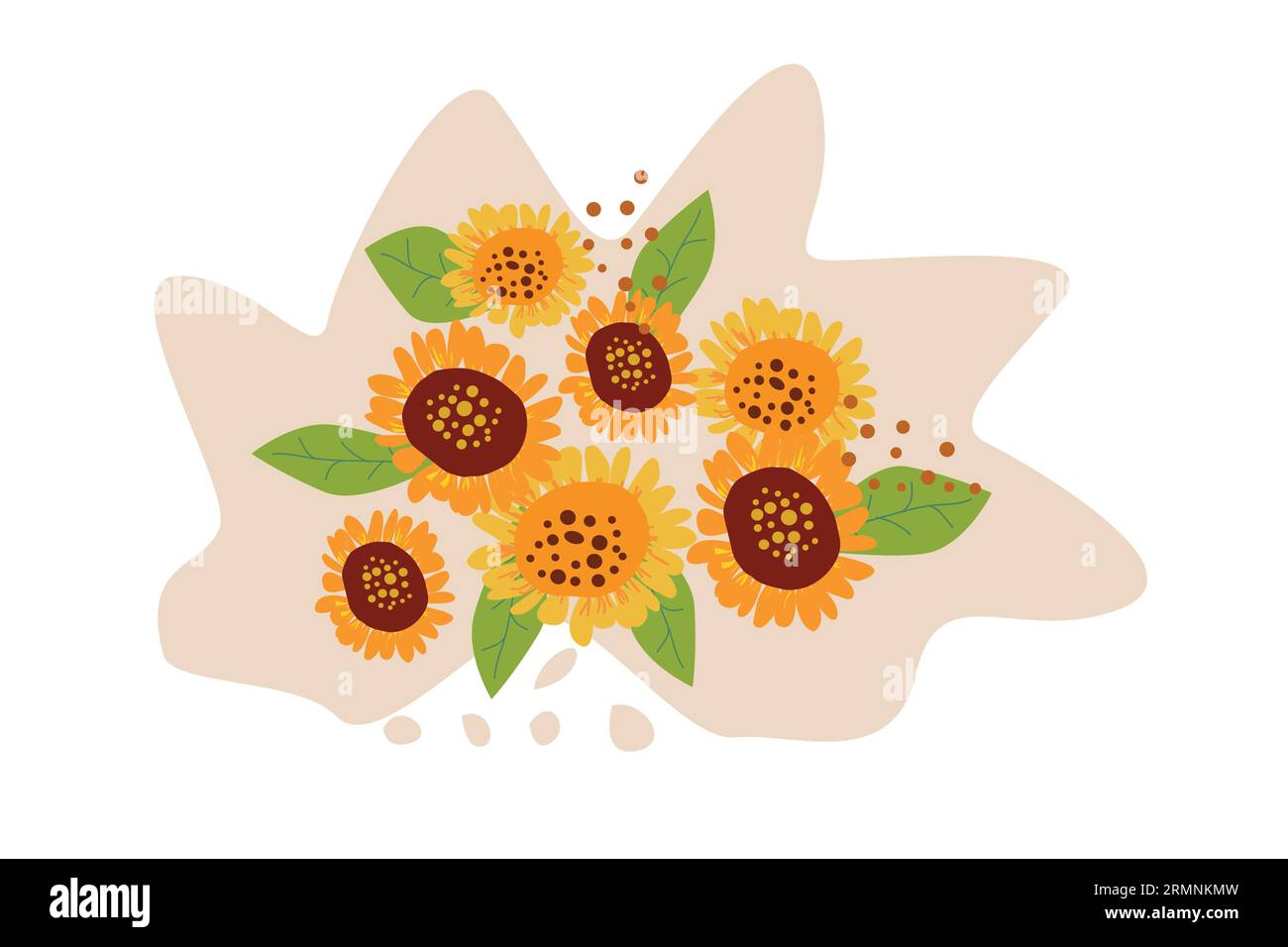 Collection of sunflowers Stock Vector Images - Alamy