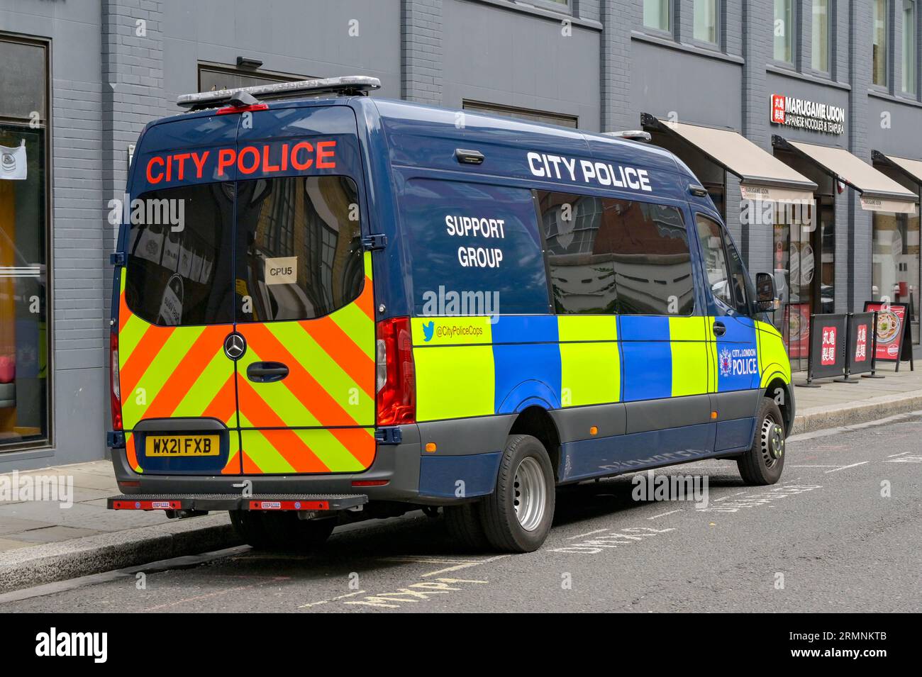 London, England, UK - 24 August 2023: Support Group vehicle of the City ...
