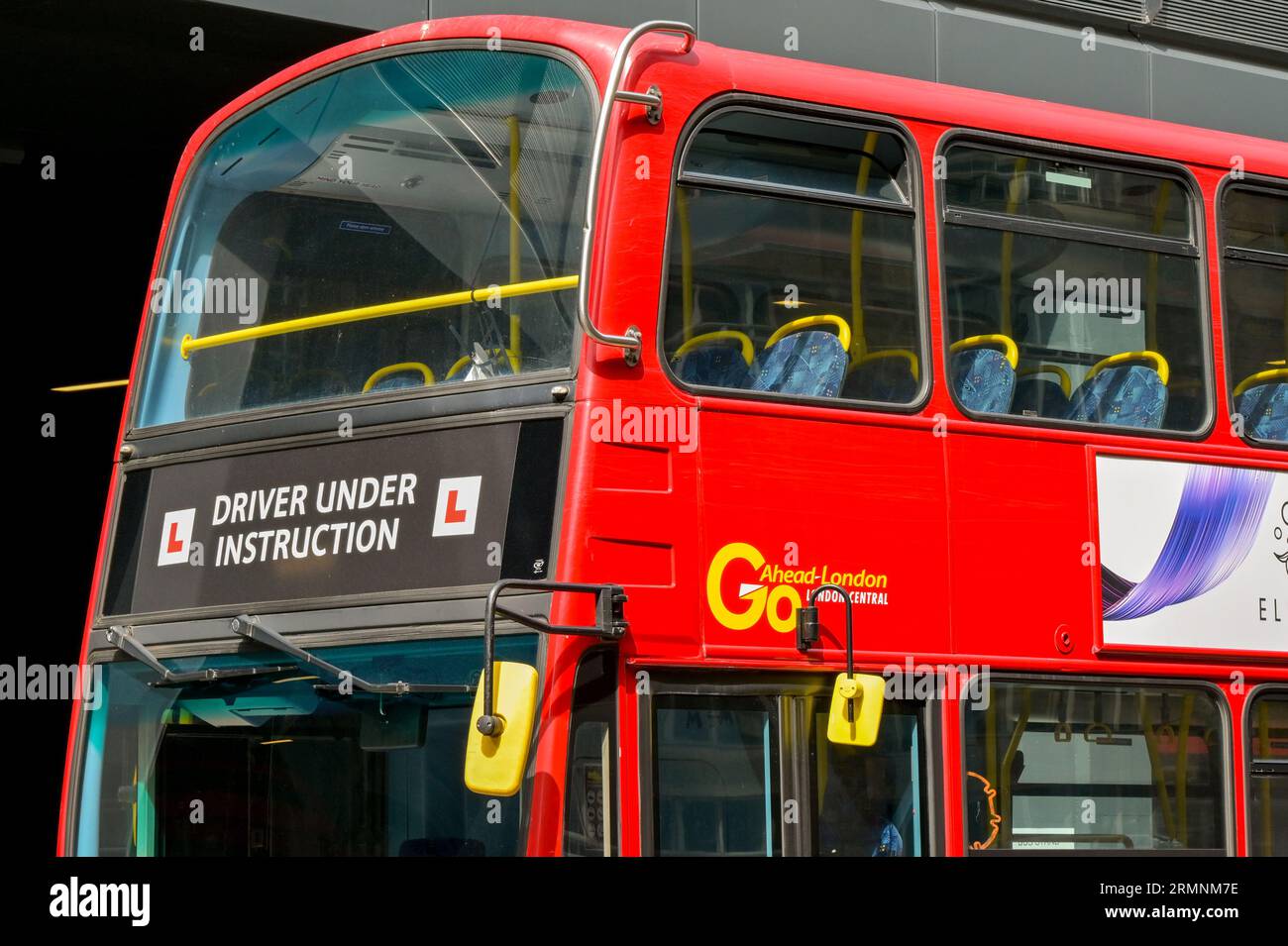 London, England, UK - 24 August 2023: Double decker bus used for ...