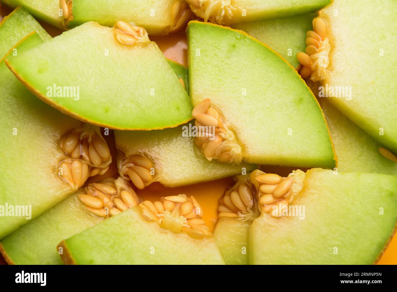 Texture of sweet melons as background Stock Photo - Alamy