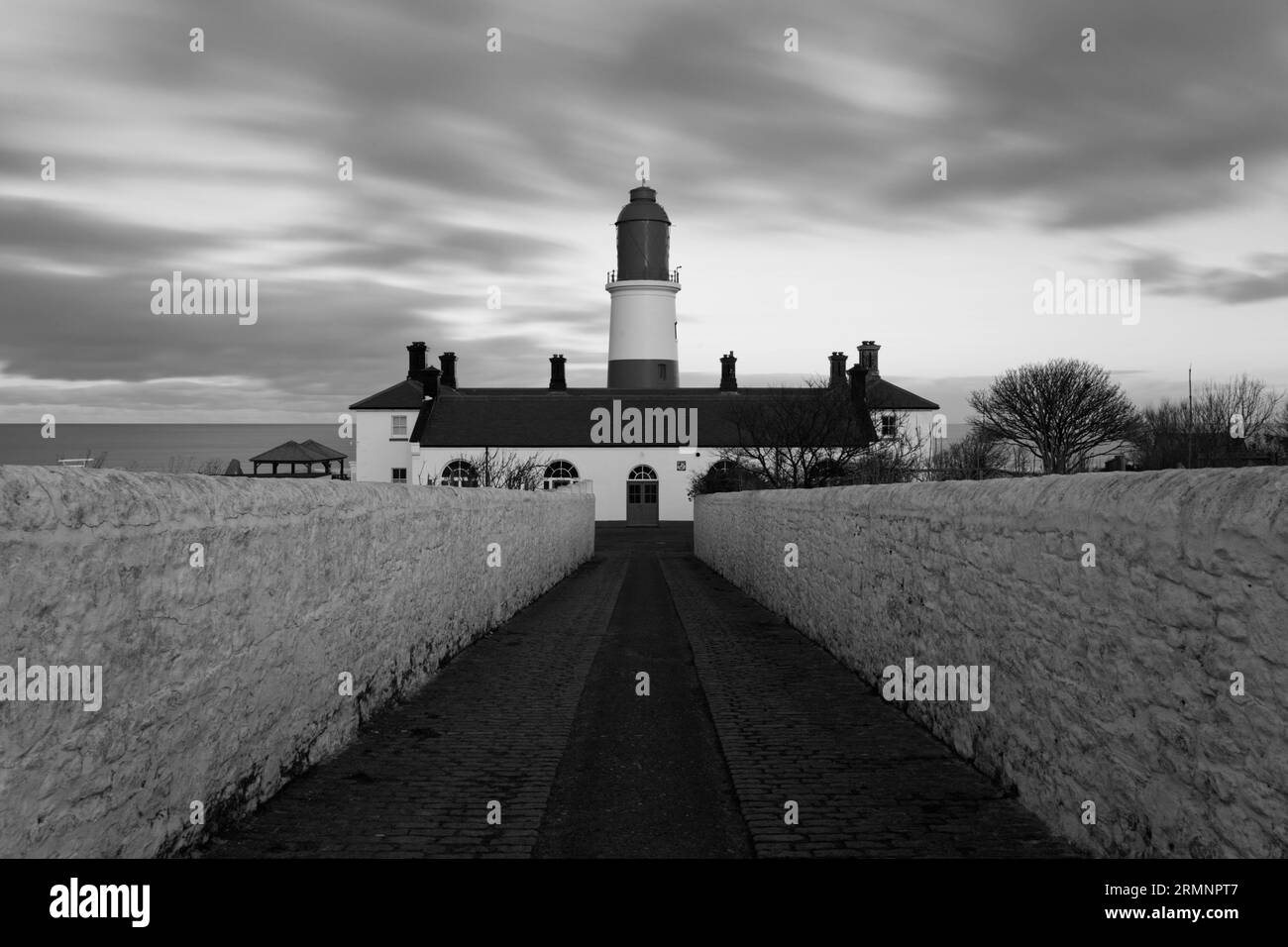 Yellow lighthouse Black and White Stock Photos & Images - Alamy
