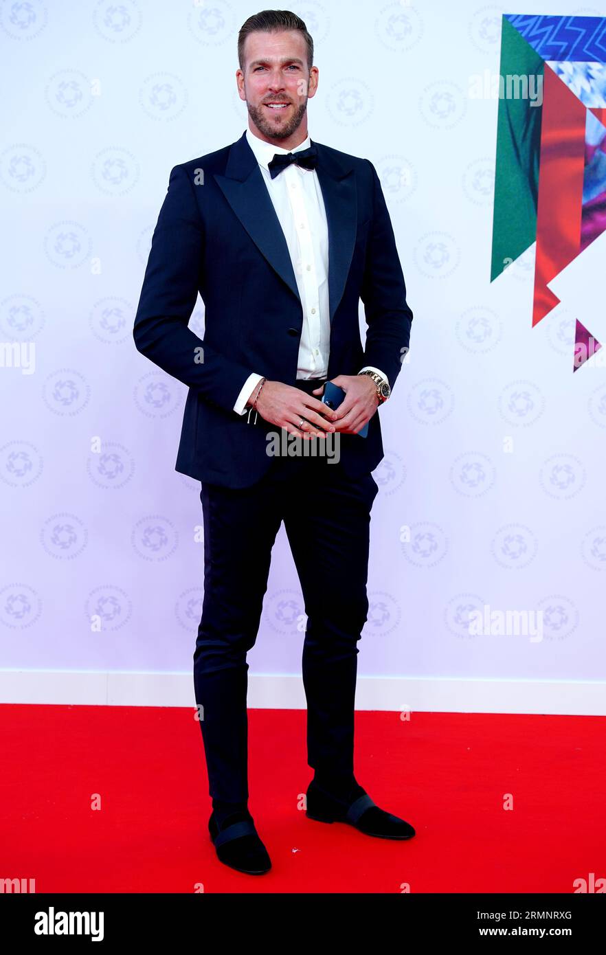 Adrian arrives for the 2023 PFA Awards at The Lowry, Manchester ...