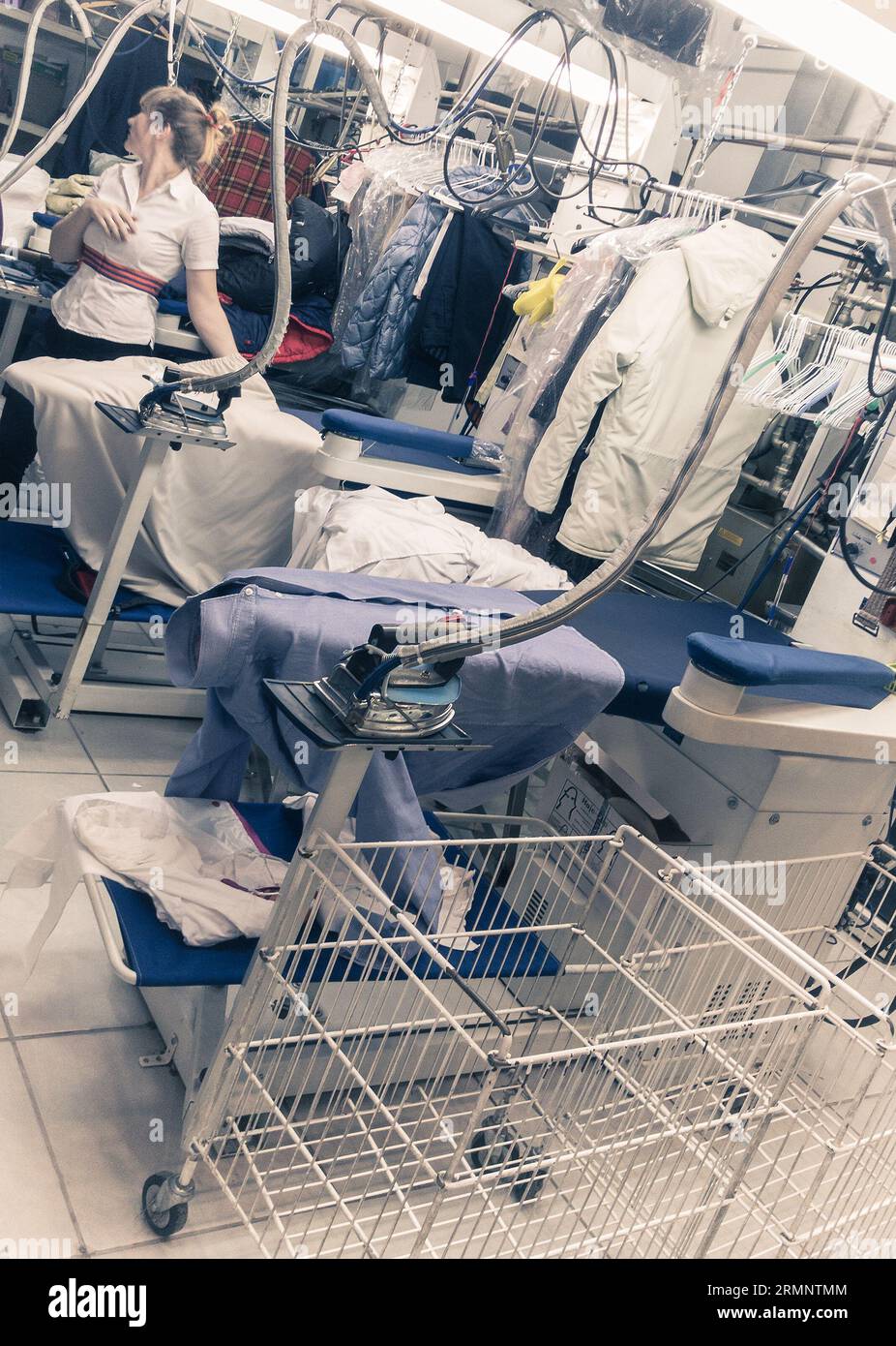 Laundress hi-res stock photography and images - Alamy