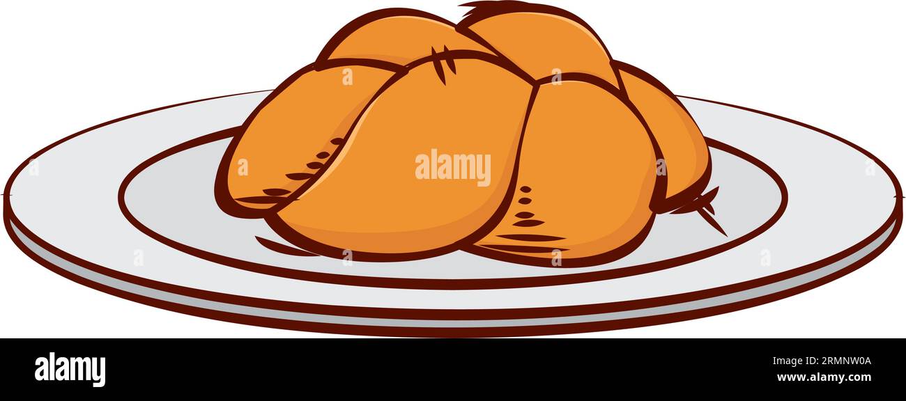 Isolated colored hand drawn sketch of a bread Vector illustration Stock ...