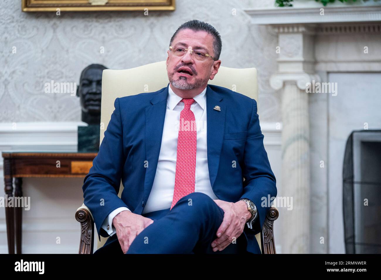 Washington, United States. 29th Aug, 2023. Costa Rican President ...