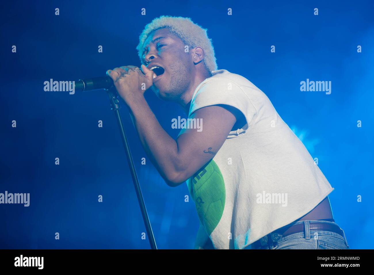 Leeds, UK. Sunday 27 August 2023 Kenneth La'ron, known by his stage ...