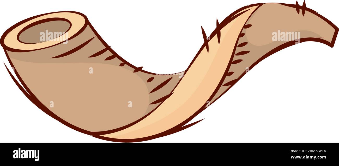 Isolated hand drawn sketch of a shofar Vector illustration Stock Vector ...