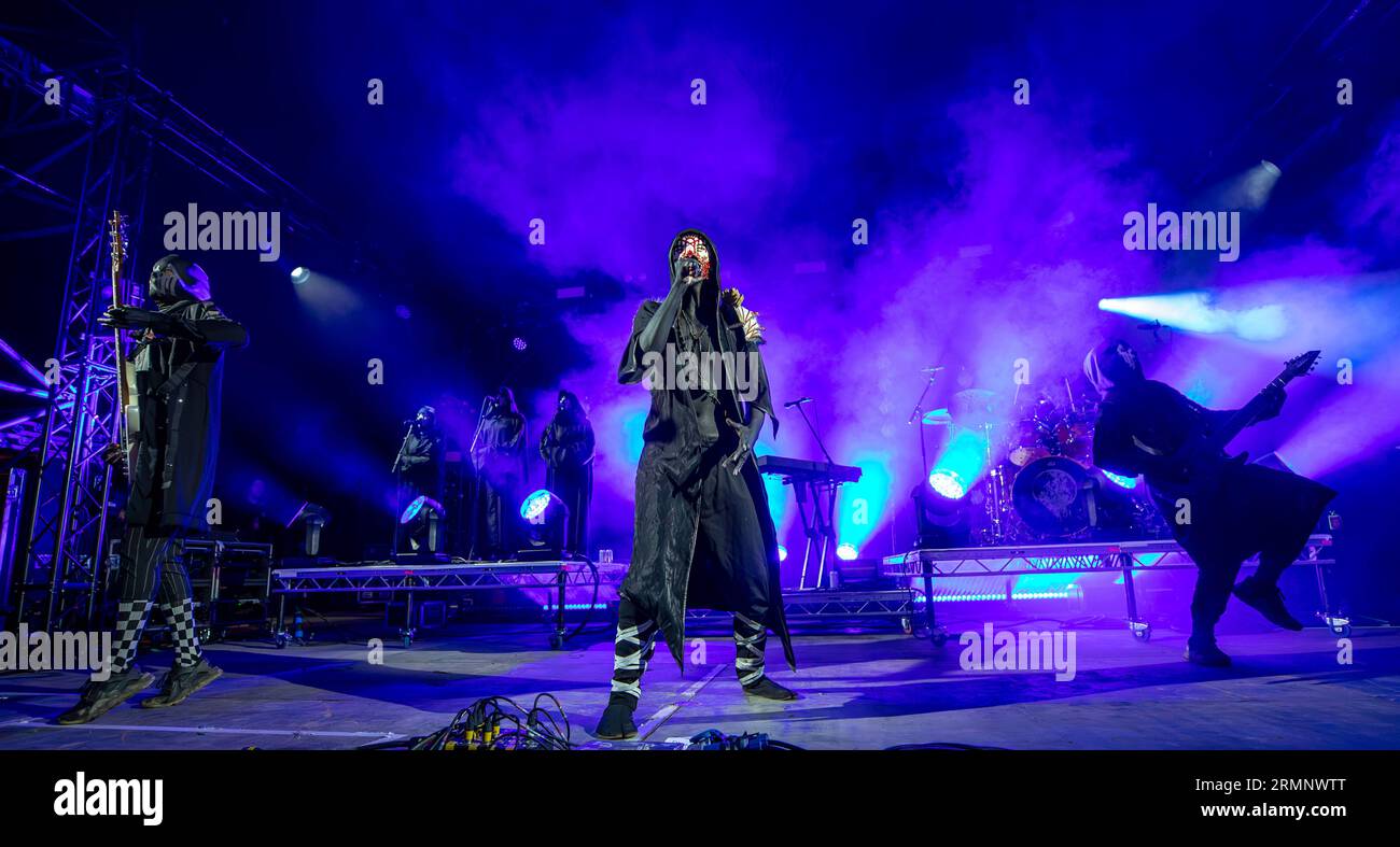 Leeds, UK. Sunday 27 August 2023 British alternative metal band Sleep ...