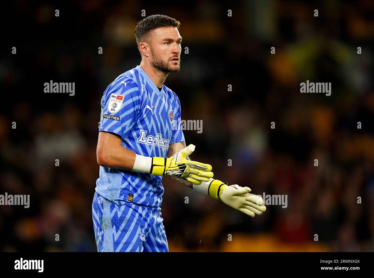 Blackpool’s Richard O'Donnell during the Carabao Cup second round match ...